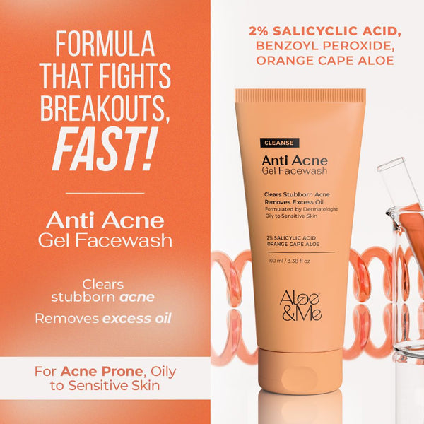 3-Step Acne Kit for Oily Skin | Pimple & Oil Control Routine | Aloe&Me ...
