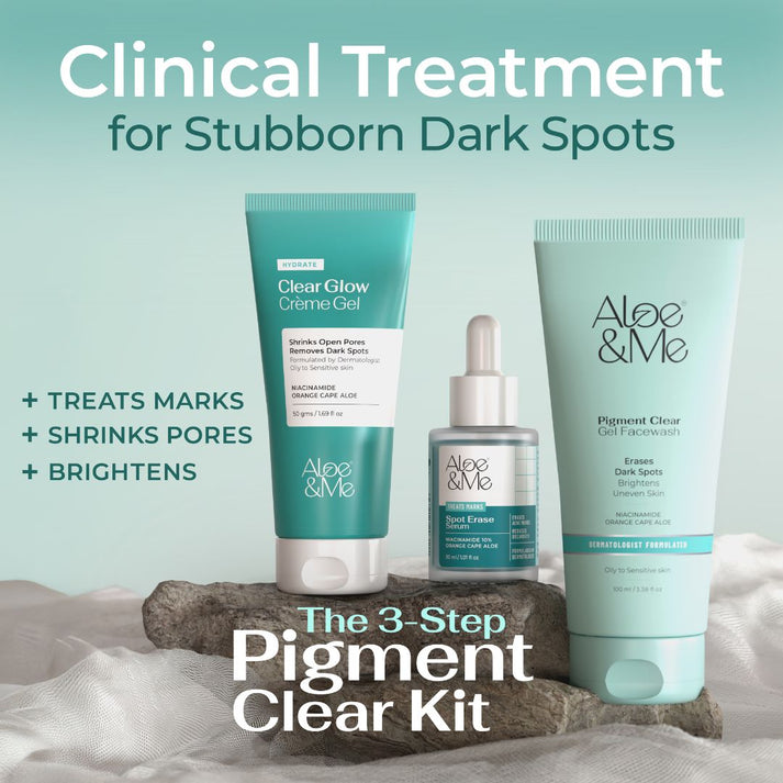 Pigment Clear Kit for Dark Spots & Uneven Skin Tone | Aloe&Me – aloeandme